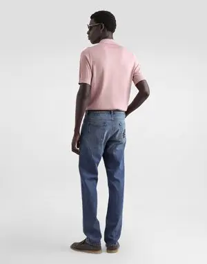 Dolce & Gabbana Silk Polo Shirt - Pink
