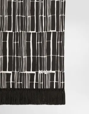 Dolce & Gabbana Printed Silk Scarf - Multicolor