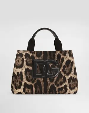 Dolce & Gabbana Leo- Canvas Shopping Bag - Print