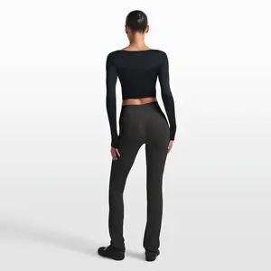 Nike Skims Ribbed Seamless 34" Straight Leggings