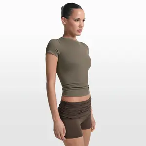 Nike Ribbed Seamless Short-sleeve Top