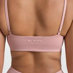 Nike Skims Matte Micro-scoop Bra - Pink