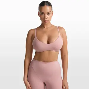 Nike Women's Skims Matte Micro-scoop Bra Red