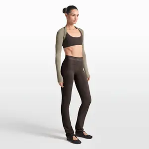 Nike Skims Ribbed Seamless 34" Straight Leggings