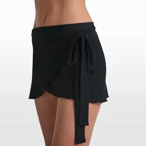 Nike Skims Stretch Knit Wrap Skirt - Black