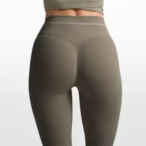 Nike Skims Ribbed Seamless 34" Straight Leggings