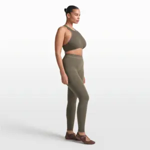 Nike Skims Ribbed Seamless High-waisted 26" Leggings
