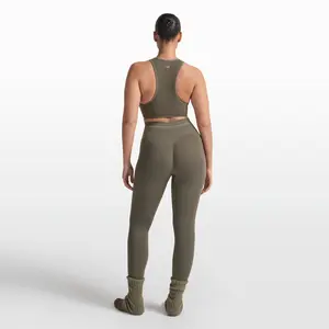 Nike Skims Ribbed Seamless High-waisted 26" Leggings