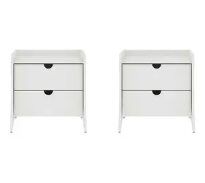 MANHATTAN COMFORT Coney 20' Nightstand Set Of 2 - One-color