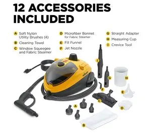 WAGNER 905e Auto Steam Cleaner With 12 Accessor Ies