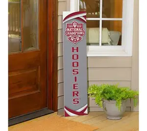 EVERGREEN Indiana Hoosiers 2025 National Champi On Porch Leaner - One-color