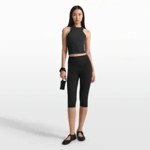 Nike Ribbed Seamless Racerneck Tank Top