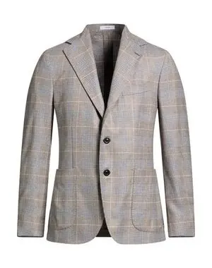 Boglioli Blazer Taupe Size Wool, Silk, Polyamide