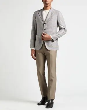 Boglioli Blazer Taupe Size Wool, Silk, Polyamide