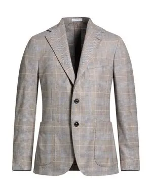 Boglioli Blazer Taupe Size Wool, Silk, Polyamide