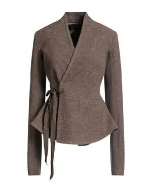 Rick Owens Virgin Wool Jacket - Taupe