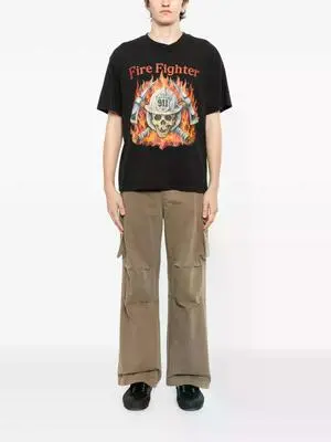 MELT Graphic-print T-shirt - Black