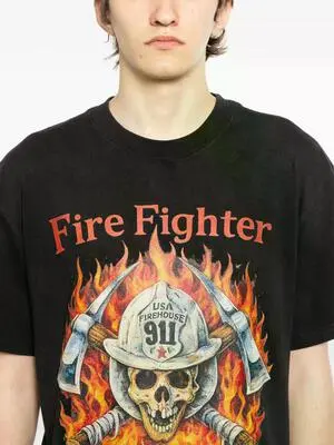 MELT Graphic-print T-shirt - Black