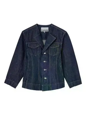 GANNI Buttoned Denim Jacket