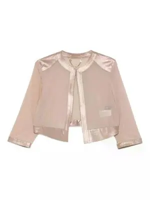 TIMOTEA Sheer-panel Jacket