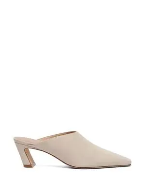 STUART WEITZMAN Stasso Square-toe Mules