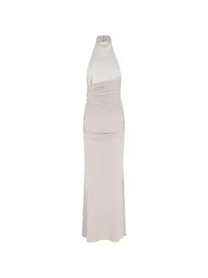 Andamane Halter Draped Dress