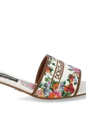 Dolce & Gabbana Floral Sandals