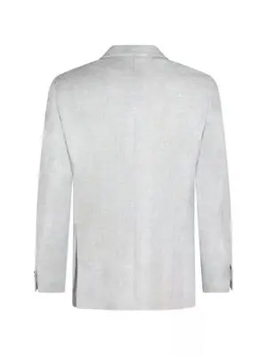 LARDINI Flower Pin Pocket Blazer