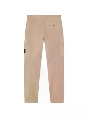 Stone Island Logo-patch Cargo Trousers - Neutrals