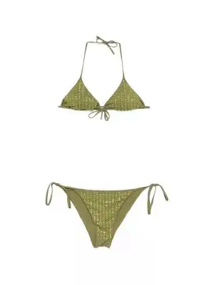 VENUJA Embellished Bikini - Green