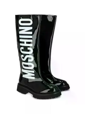Moschino Logo-lettering Rain Boots
