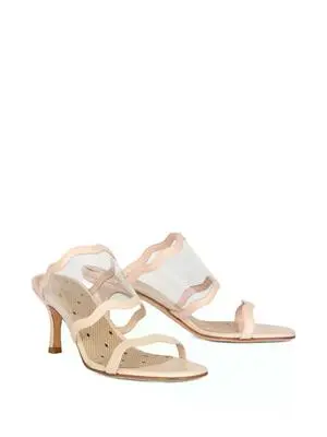 Red Valentino Scalloped Sandals