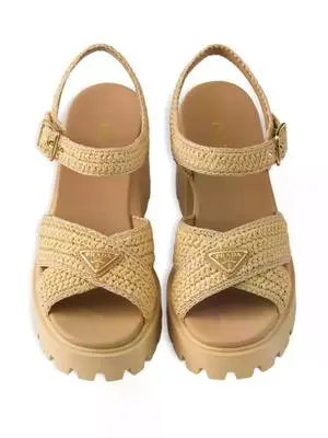 Prada Crochet Sandals