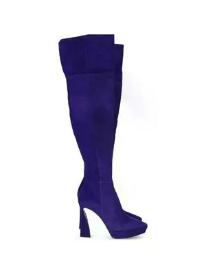 Women's Blue Knee High Boots