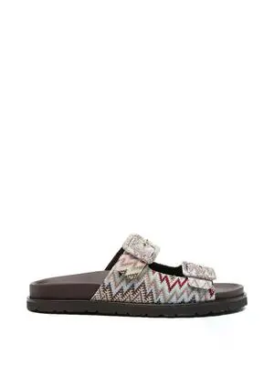 Missoni Clear Snake Sandals