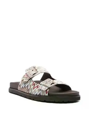 Missoni Clear Snake Sandals