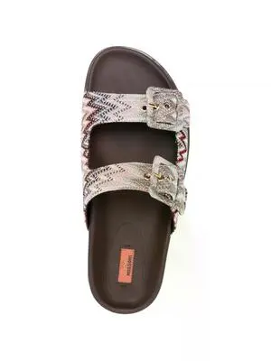 Missoni Clear Snake Sandals
