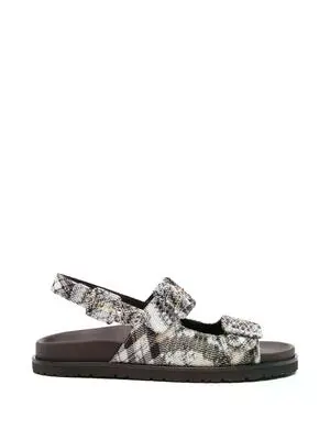 Missoni Buckle Strap Platform Sandals