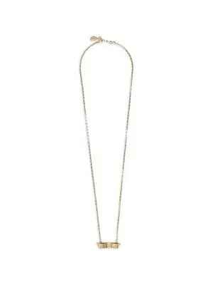 Red Valentino Bow Necklace - Gold
