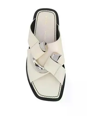 Proenza Schouler Square-toe Slide Sandals