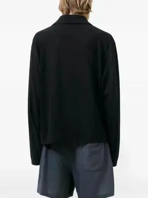 Our Legacy Rugby Long-sleeve Polo Shirt - Black