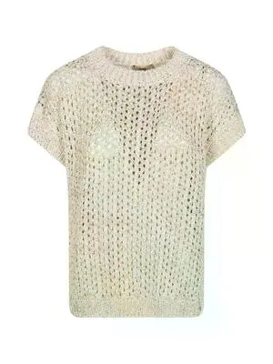 Herno Perforated Knit T-shirt