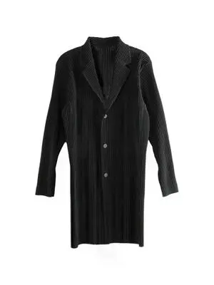 Issey Miyake Button Detailed Coats For Men