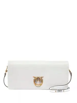 Pinko Love Click Soft Shoulder Bag - White