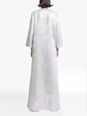 GEMY MAALOUF Open Loose-cut Maxi Kaftan
