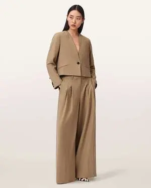 ALLSAINTS Poppy Blazer - Brown