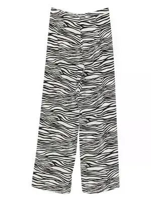 Max Mara Zebra-print Trousers