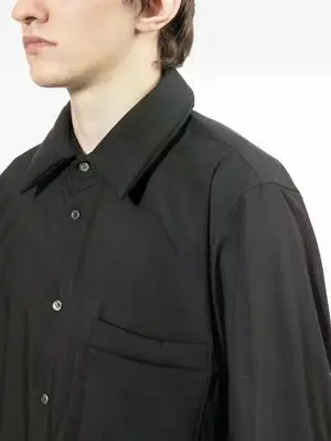 Comme Des Garçons Puffy-pocket Shirt - Black