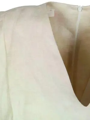 Incotex V-neck Maxi Dress - White