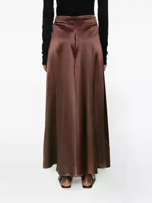 RUOHAN Silk Wide-leg Trousers